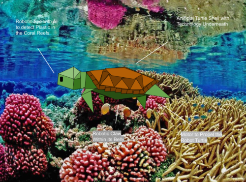 The Coral Cleaner - Robotic Sea Turtle : Little Inventors